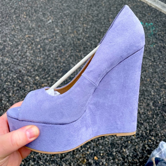 Shoes | Purple Wedges | Poshmark